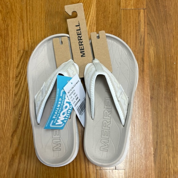 Merrell | Shoes | Merrill Hut Ultra Flip White Women Sizes 7 82 92 And ...